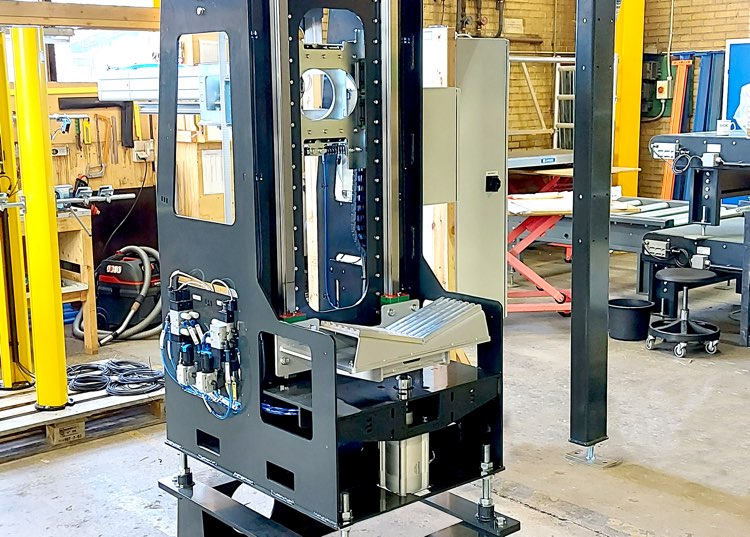 Tentoma packaging solution with core plug applicator